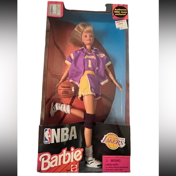 Mattel | Toys | Vintage 998 Mattel Wnba Los Angeles Lakers Barbie ...